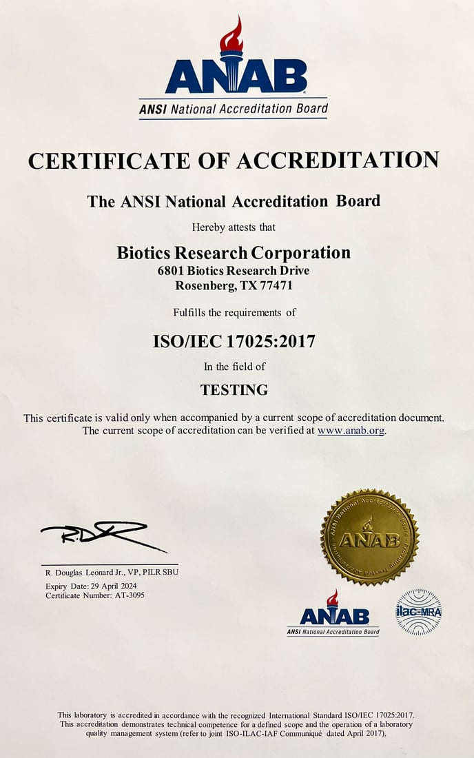 ISO Certificate